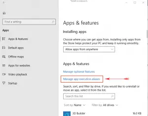 Cómo administrar los alias de ejecución de aplicaciones en Windows 10 ...