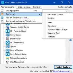Cómo usar Win+X Menu Editor v3.0 en Windows 10 | Mantenimiento Bios